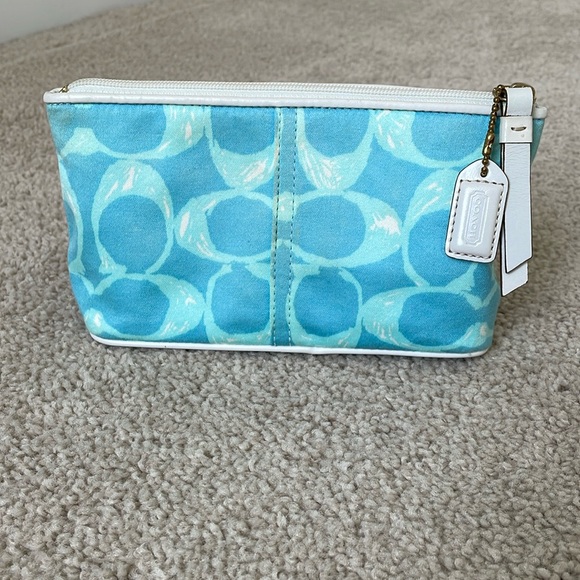 Coach | Bags | Coach Signature Cosmetic Pouch | Poshmark